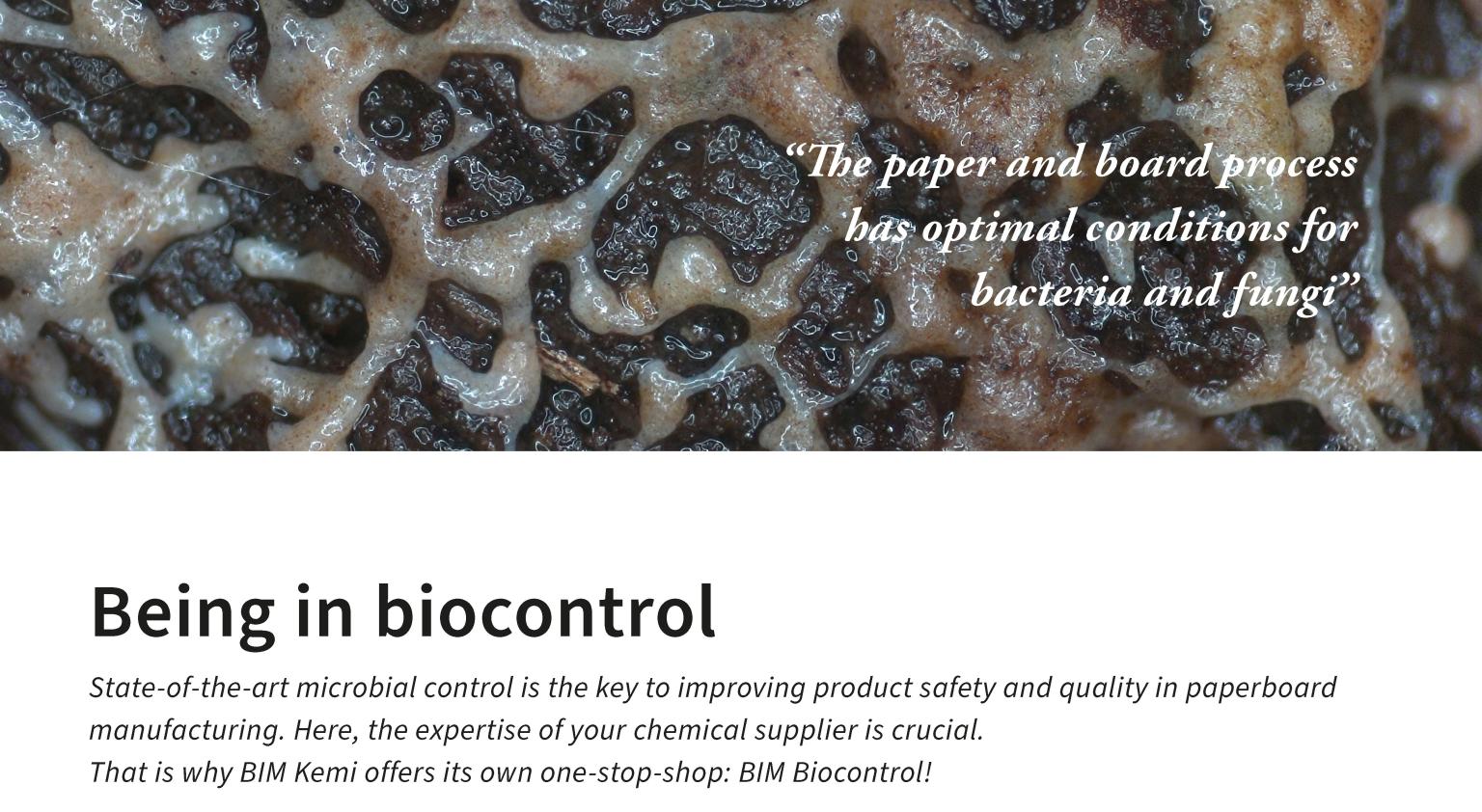 Being in biocontrol! - BIM Kemi AB